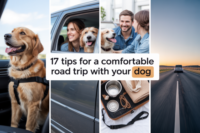 17 Tips for a Comfortable Road Trip With Your Dog - trippandora.com