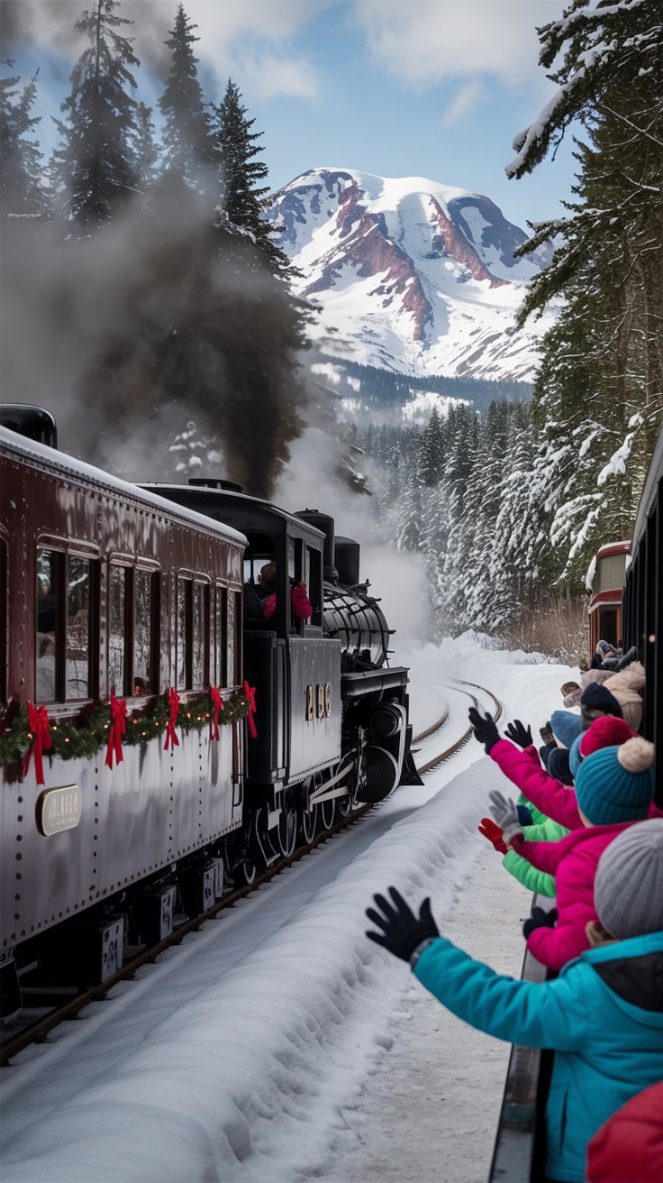 The Best Christmas Train Rides Across the United States - trippandora.com